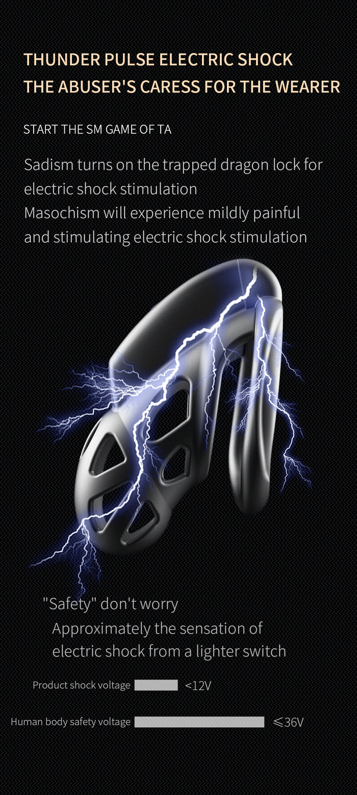 JEUSN Electric Shock Chastity Cage – Twisted Jezebel