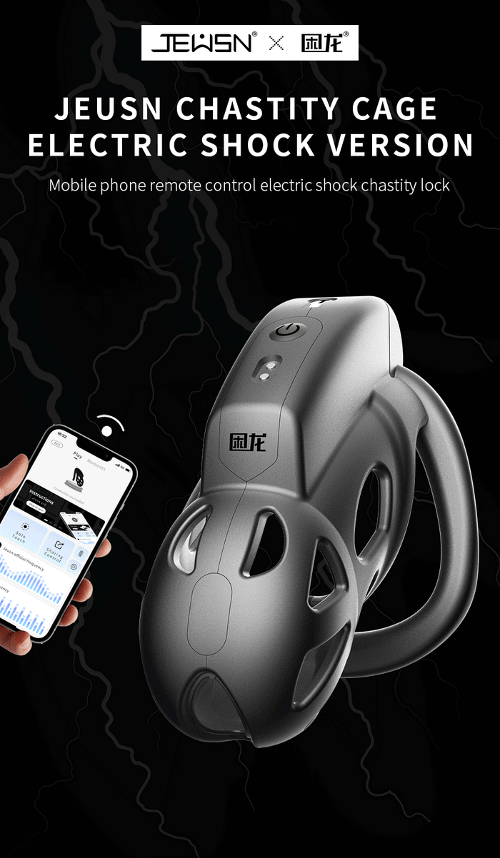 JEUSN Electric Shock Chastity Cage – Twisted Jezebel
