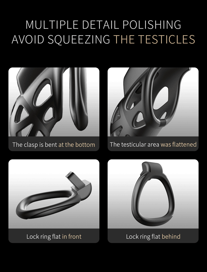 JEUSN Electric Shock Chastity Cage – Twisted Jezebel